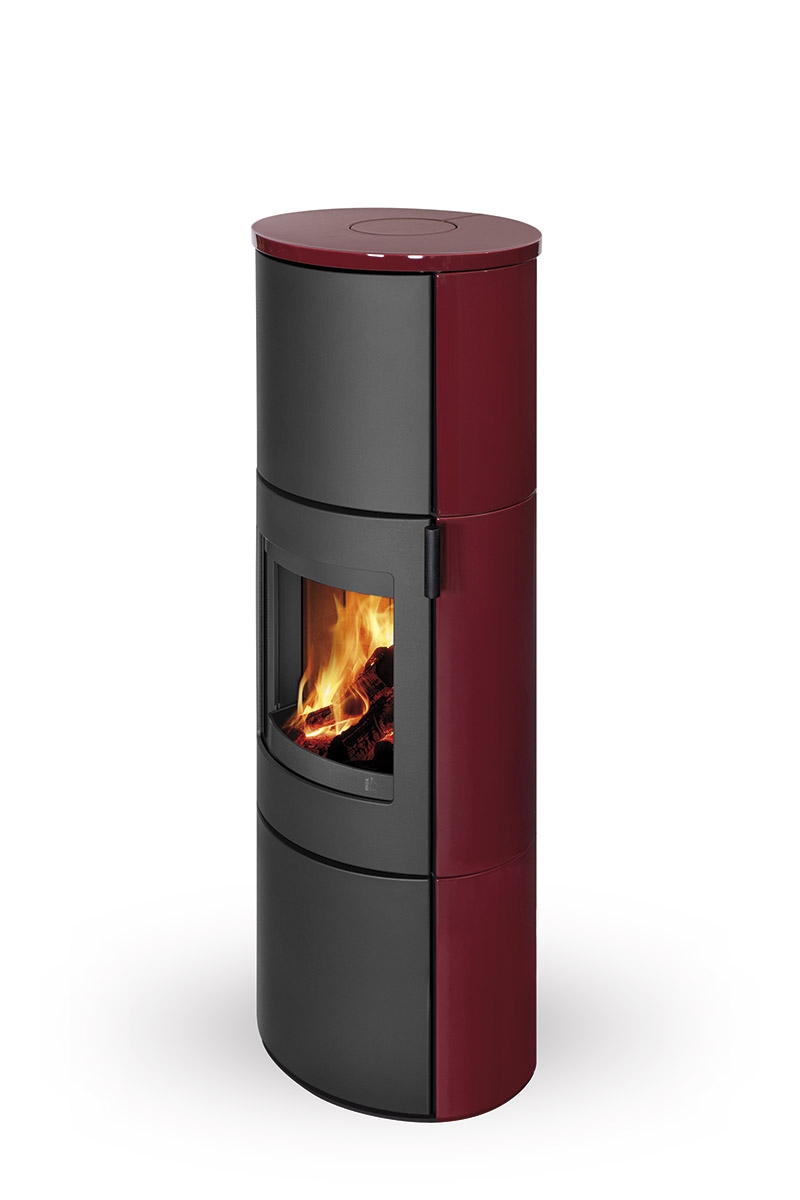 LAMIA H Ceramic high - fireplace stoves | RHEA FLAM